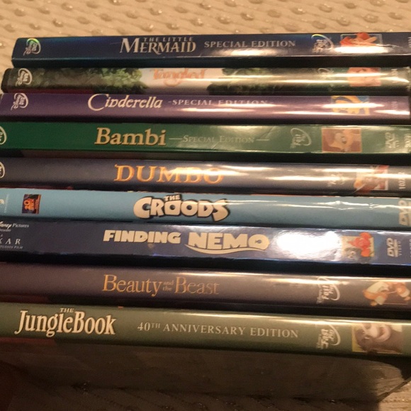 Media | Set Of Nine Disney Kids Movie Dvds | Poshmark